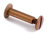 Copper Metallic Aluminum Chicago Screws Posts & Screws